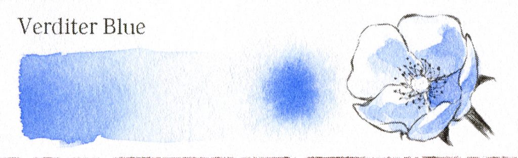 Verditer Blue | 水彩絵具使ってみた！ドットコム