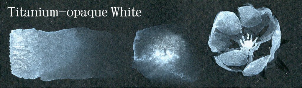 Titanium-opaque White | 水彩絵具使ってみた！ドットコム