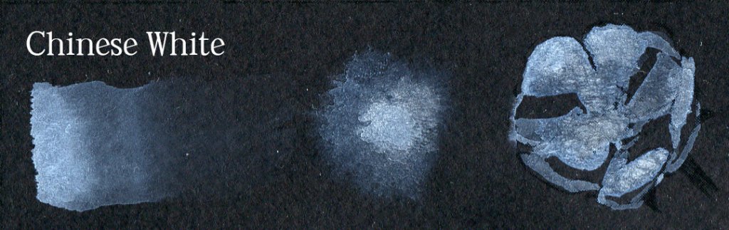 Chinese White | 水彩絵具使ってみた！ドットコム