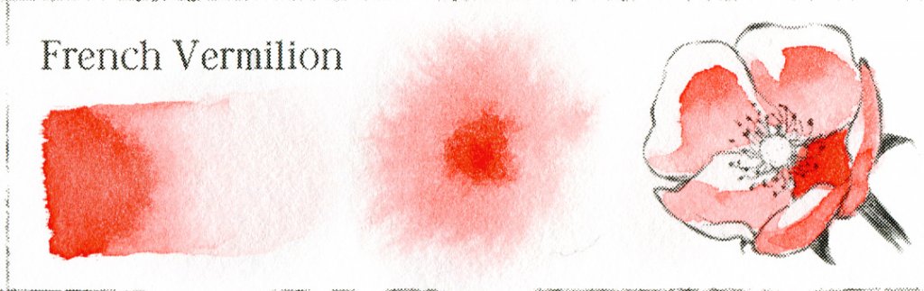 French Vermilion | 水彩絵具使ってみた！ドットコム