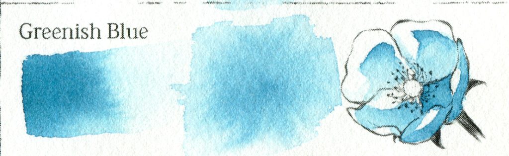 Greenish Blue | 水彩絵具使ってみた！ドットコム
