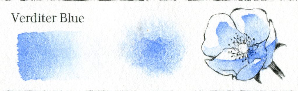 Verditer Blue | 水彩絵具使ってみた！ドットコム
