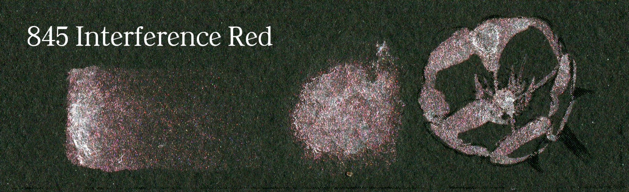 845 Interference Red | 水彩絵具使ってみた！ドットコム