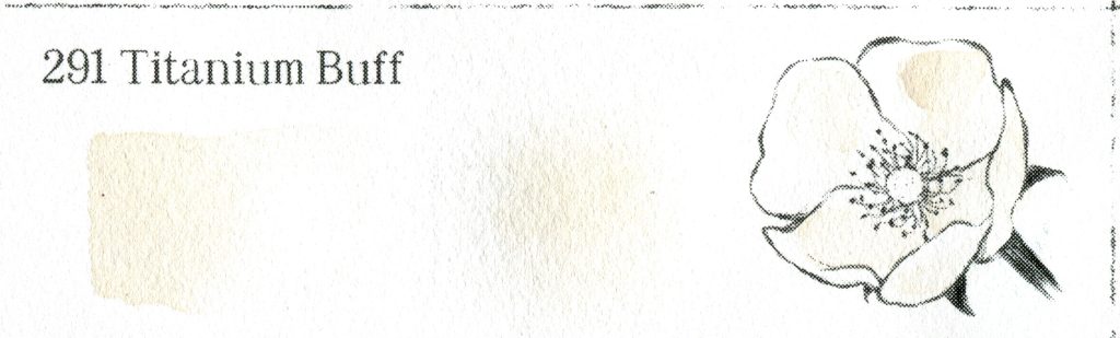 291 Titanium Buff | 水彩絵具使ってみた！ドットコム
